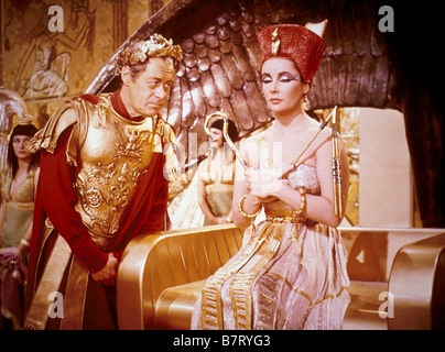 CLEOPATRA (1963) ELIZABETH TAYLOR, REX HARRISON CLEP 024 Stock Photo ...