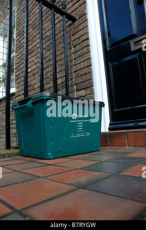 London Borough of Camden doorstep recycling bag used to recycle glass ...