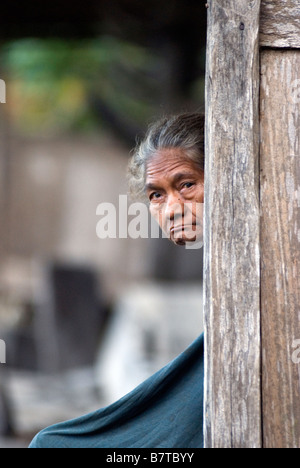 Indonesia, Flores island, Luba village, weaving Stock Photo - Alamy