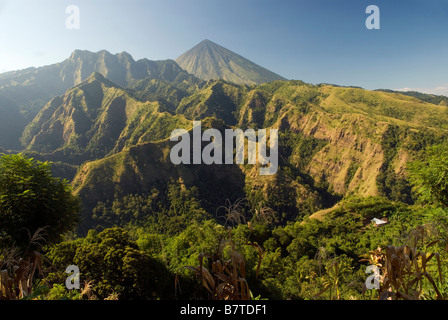 Gunung Inerie Volcano central Flores Stock Photo - Alamy