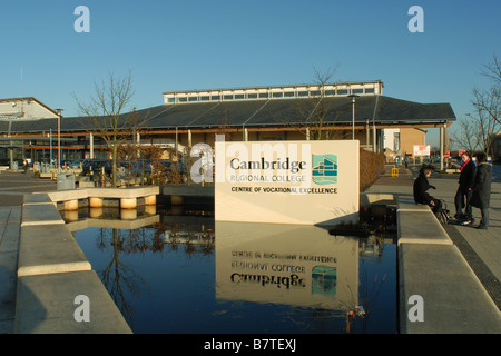 The entrance to Cambridge Regional College Stock Photo - Alamy