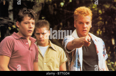 BRADLEY GREGG, CASEY SIEMASZKO, KIEFER SUTHERLAND, STAND BY ME, 1986 ...