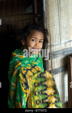 Indonesia, Flores island, Luba village, weaving Stock Photo - Alamy