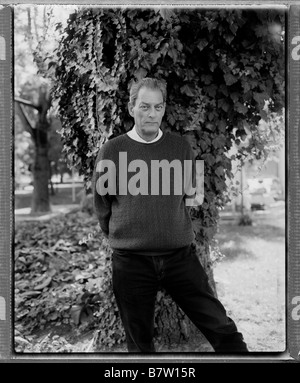 New York based author and film director Paul Auster portrait shots ...