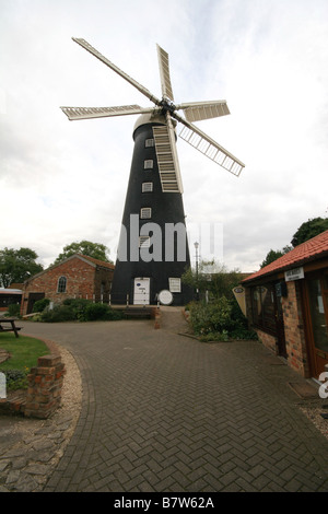 six sail Waltham Windmill near Grimsby Humberside north east ...
