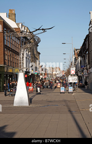 The high street shopping area Lowestoft Suffolk England Stock Photo - Alamy