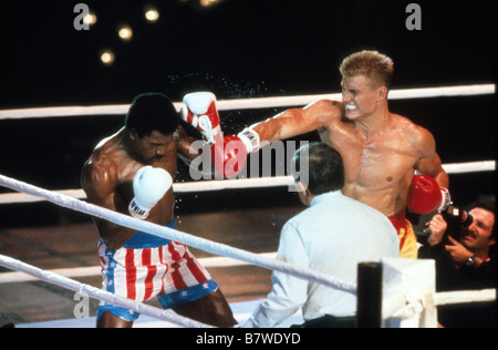 Rocky 4 Year: 1985 USA Carl Weathers, Dolph Lundgren Director Stock ...