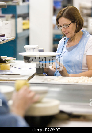 An employee at Steelite International factory in the Potteries in Stock ...