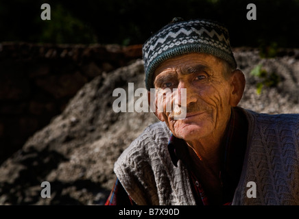 Portrait of Turkish Man or Turk Wearing traditional Woollen Hat and ...
