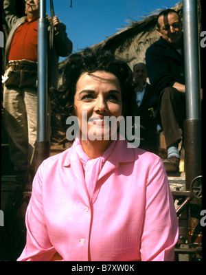 A portrait of Jane Russell, an American actress and singer, known for ...