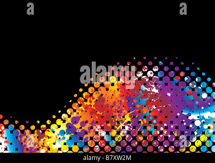 Brightly coloured blob icon in pink or purple with text area Stock ...