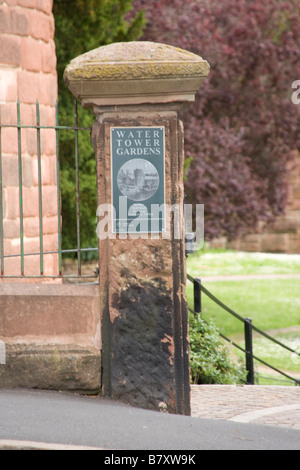 Chester Water Tower, Chester City Walls, Roman Walls Stock Photo - Alamy