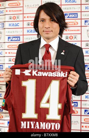 Tsuneyasu Miyamoto Vissel JANUARY 16 2009 Football Vissel Kobe new ...