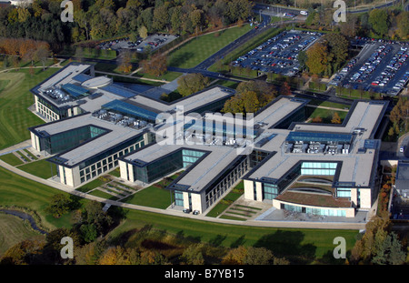 aerial view of rbs gogarburn edinburgh Stock Photo - Alamy