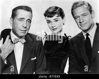 Humphrey Bogart, Audrey Hepburn & William Holden Poster Film: Sabrina; Sabrina Fair (USA 1954 ...