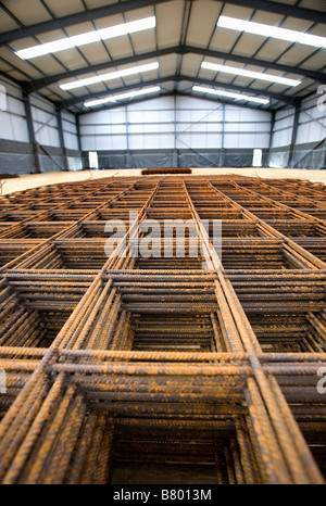 Rebar in storage Stock Photo - Alamy