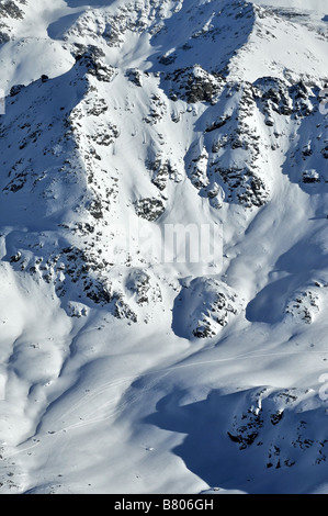Rock avalanche on the Matterhorn, Switzerland. Drawing by Emile ...