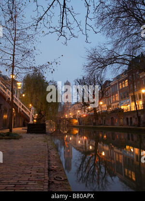 Dome Tower and Canal, Utrecht, Netherlands Stock Photo - Alamy