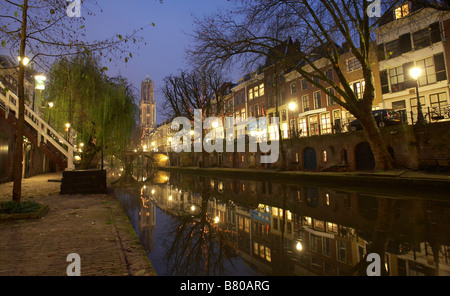 Dome Tower and Canal, Utrecht, Netherlands Stock Photo - Alamy