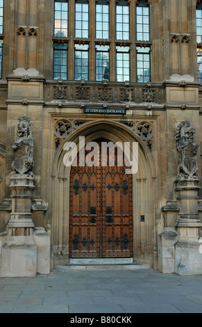wooden parliament in london old church door and marble antique wall ...