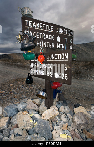 Usa California Teakettle Junction Near Racetrack Death Valley National ...