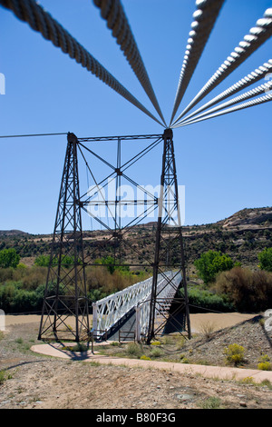 Dewey Suspension Bridge, constructed in 1916, is Utah's longest ...