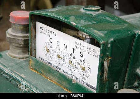 Gas meter from 1960s and 1970s Stock Photo - Alamy
