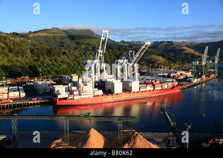 Port Chalmers Container Terminal Otago Harbour Dunedin South Island New ...