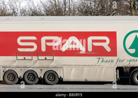 A Spar delivery truck Stock Photo - Alamy
