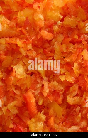 abstract photo of chopped peppers Stock Photo - Alamy