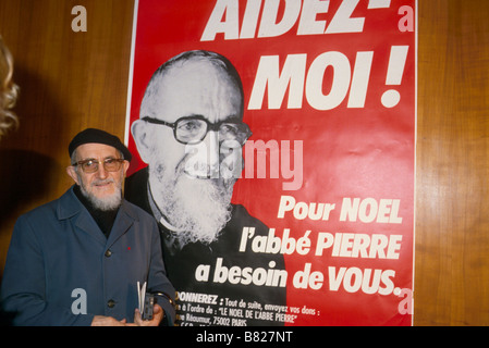 Abbé Pierre Abbé Pierre noël de l'abbé pierre decembre 1986 avec ...