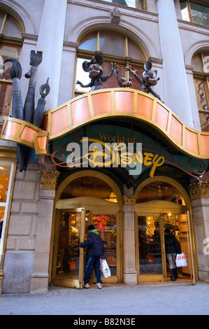 New York Souvenirs in the Disney Store in Times Square, NYC, USA Stock ...