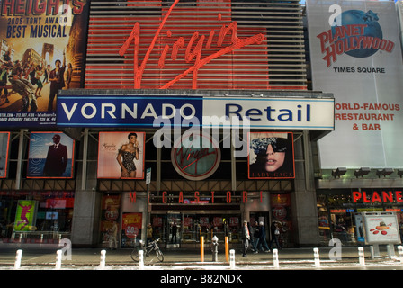 The Virgin Megastore in Times Square in New York Stock Photo - Alamy