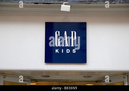 The shop entrance to the Baby Gap clothing shop in Covent Garden ...