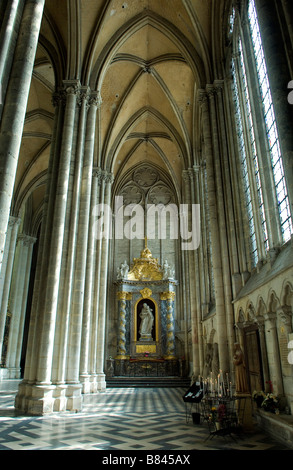 Stained glass windows of Amiens Cathedral Stock Photo - Alamy