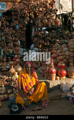 Pottery shop. Jaipur. Rajasthan. India Stock Photo - Alamy