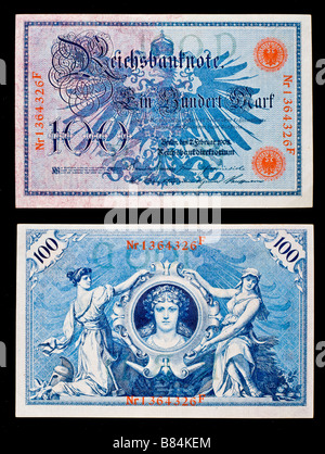 Old german banknote 1908 Stock Photo - Alamy