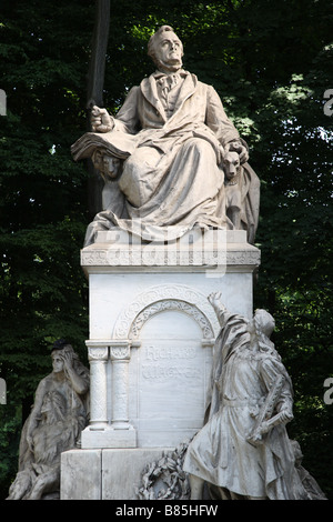Berlin, Germany, the Richard Wagner memorial in the Tiergarten Stock ...