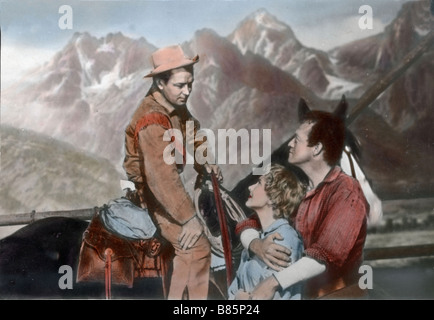 SHANE (1953) ALAN LADD, JEAN ARTHUR, VAN HEFLIN SHAE 015 Stock Photo ...