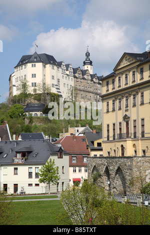 Upper Castle, Residential City of Greiz, Thuringia, Germany Stock Photo ...