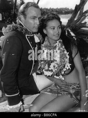 MARLON BRANDO and Director CAROL REED (uncredited) On Location Candid ...