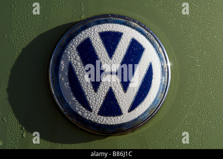 Volkswagen car badge Stock Photo - Alamy