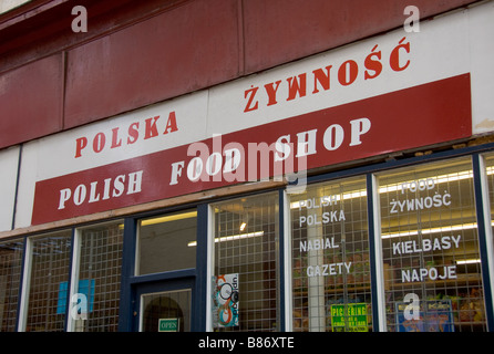 polish food shop, Scarborough, Yorkshire, England, UK Stock Photo - Alamy