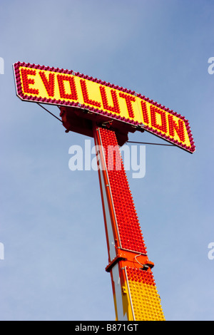 Evolution carnival ride Stock Photo - Alamy