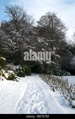 A snowy winter in Chesterfield Stock Photo - Alamy
