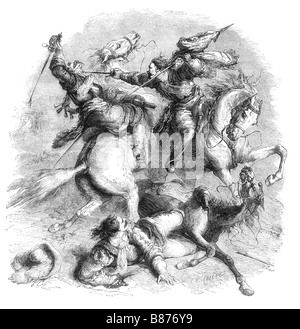 Battle of Edgehill, Warwickshire, 23 October 1642, the first pitched ...