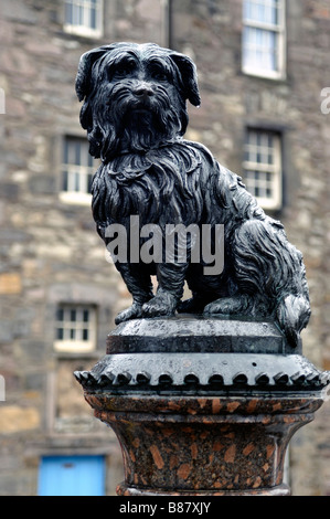 Statue of famous Scottie dog Bobby and Bobby's Bar Edinburgh Greyfriars ...