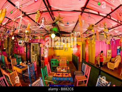 Mexican restaurant interior Stock Photo - Alamy