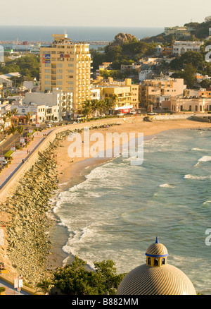 MEXICO SINOLA STATE MAZATLAN Scenic view of a colorful fleet of small ...