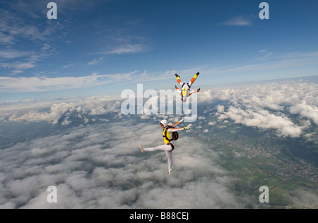 Skydive freestyle team is practice for the National champion ship with ...
